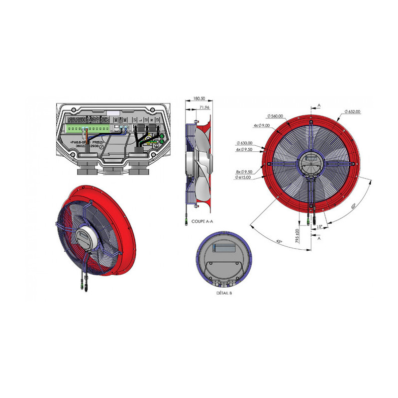 Ventilateur W3G500-AW08-51 Ebmpapst - MVI