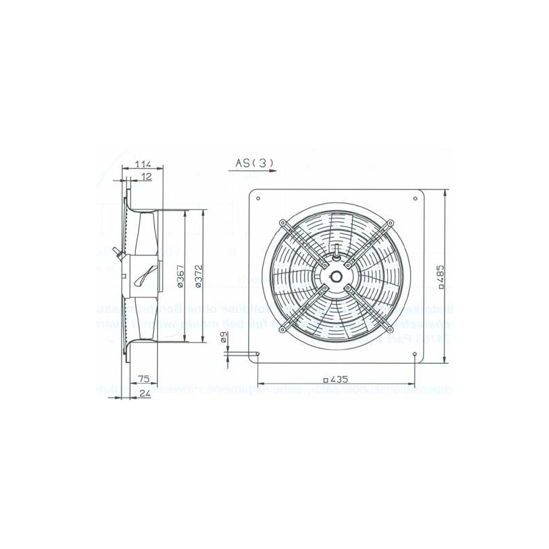 Ventilateur hélicoïde FC035-4DQ.2C.3. ZIEHL ABEGG - MVI