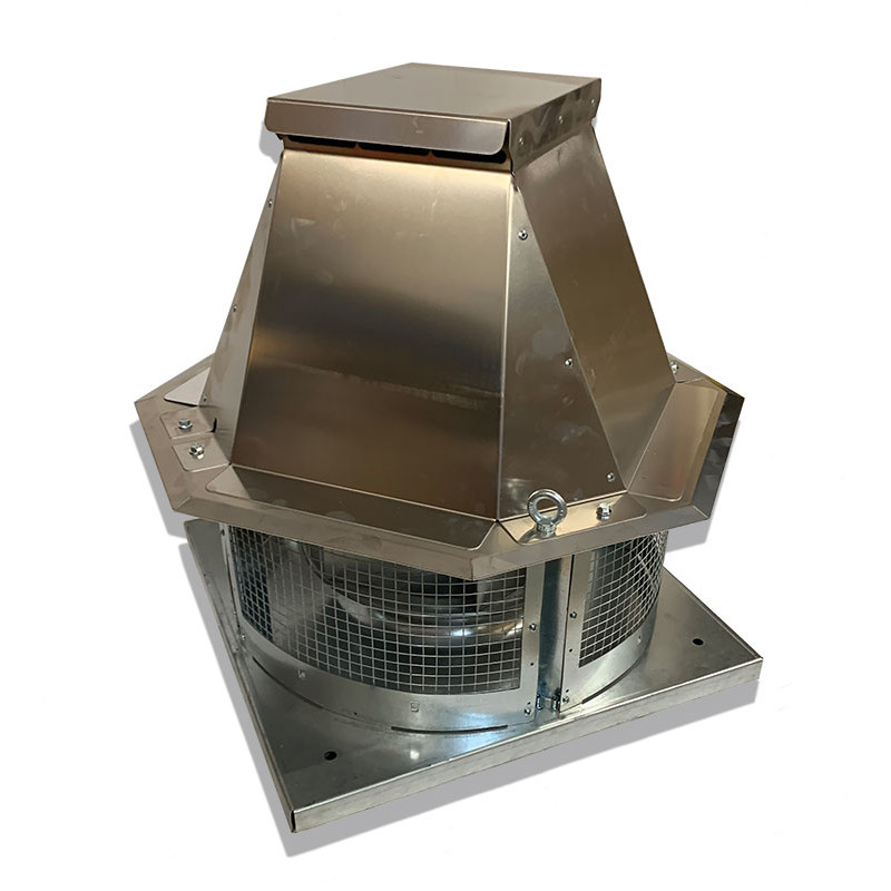 Extracteur de toiture RFH-400-4T-F-400 + INT SODECA - MVI