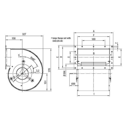 Ventilateur centrifuge D4D225-CC01-02. Ebmpapst - MVI
