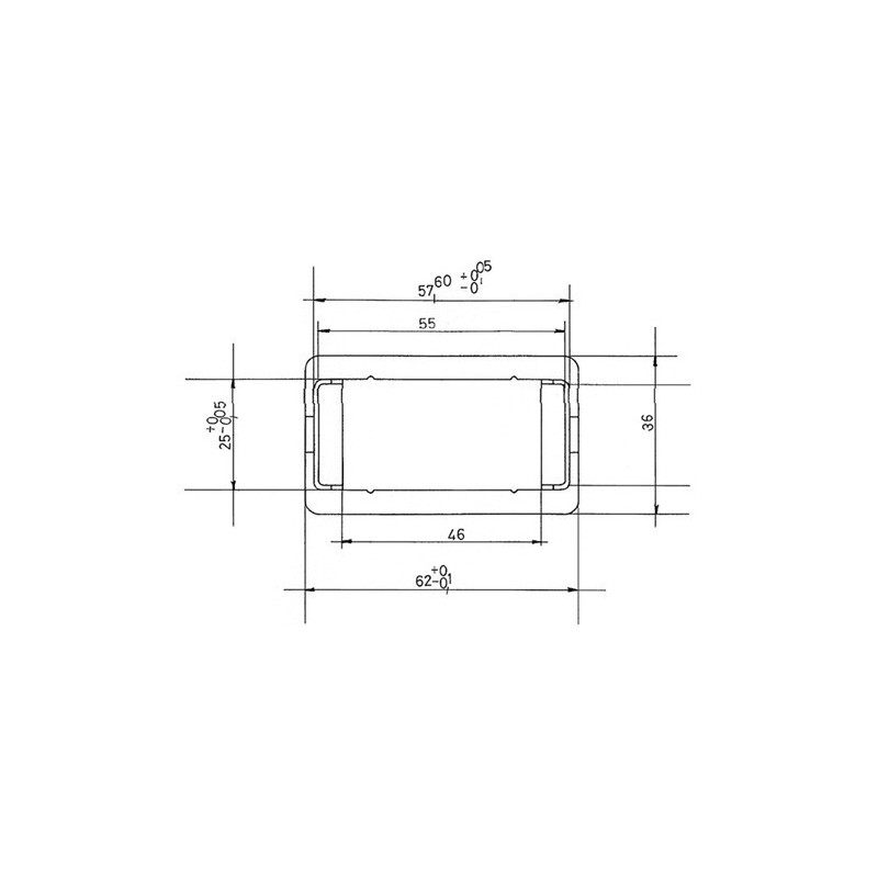 ADAPTATEUR PLASTIQUE MODULE LCD ARTHERMO - MVI