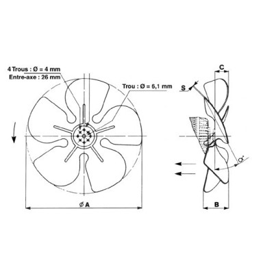 HELICE A 200.31° ELCO - MVI