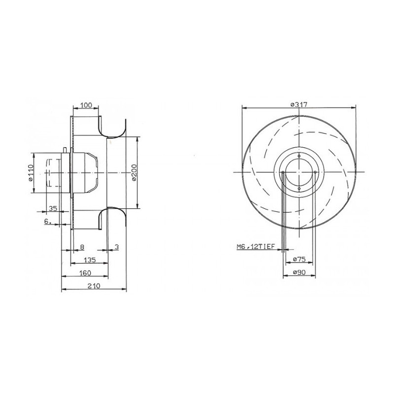 Moto-turbine RH31M-4DT.2C.1R ZIEHL ABEGG - MVI
