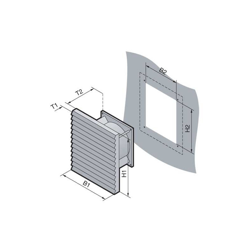 VENTILATEUR A FILTRE SK 3239.100/SK 3323.107 RITTAL - MVI