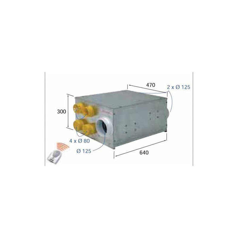 KIT VMC DOUBLE FLUX NEODF NP SRI ATLANTIC - MVI