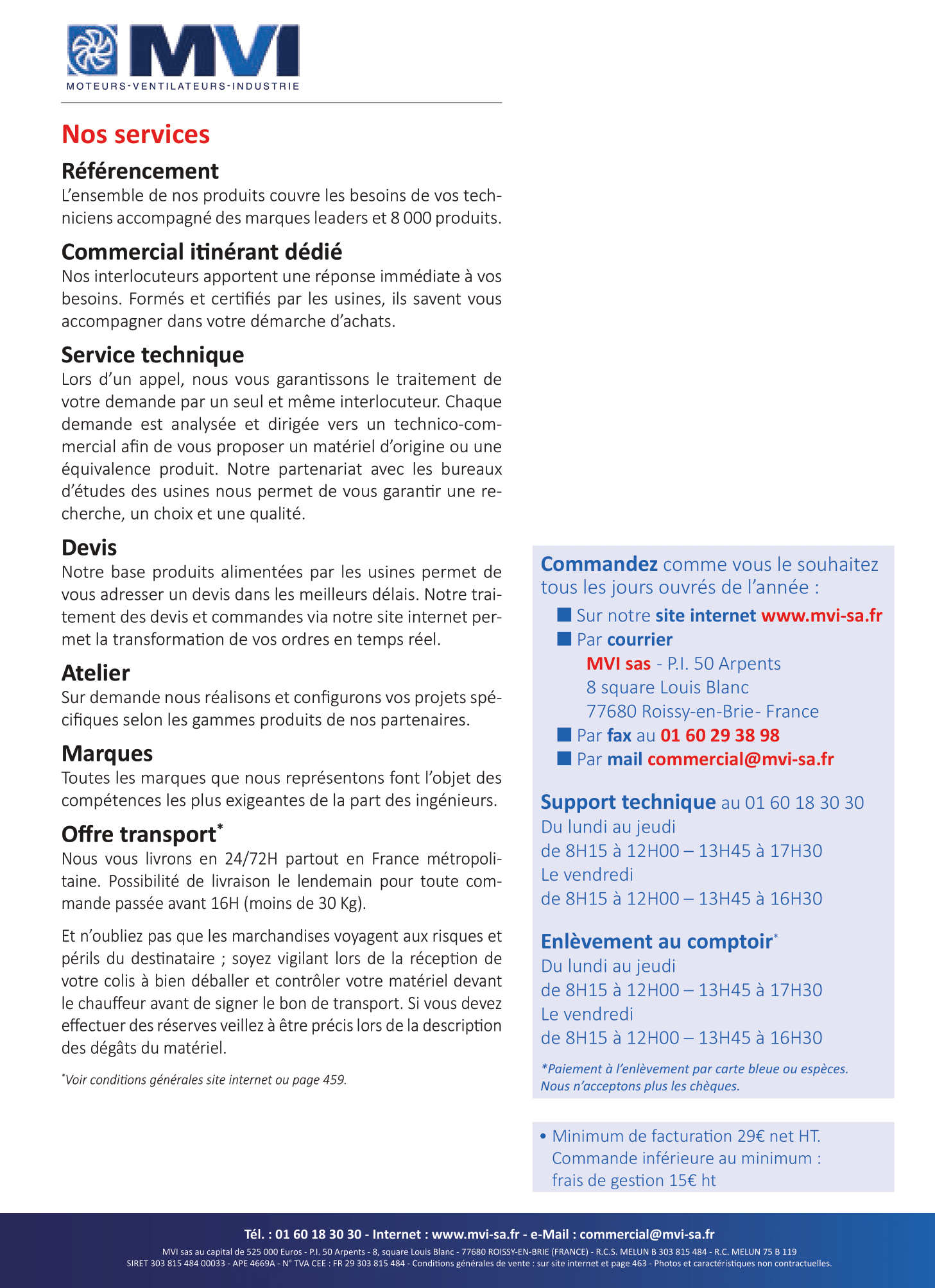Les catalogues
